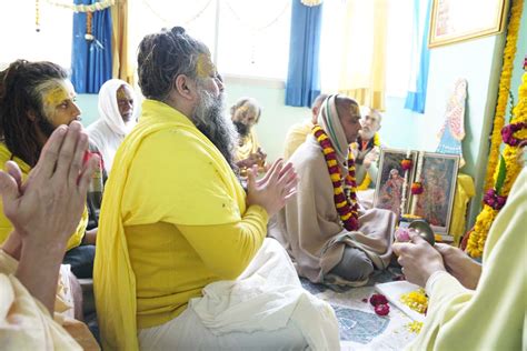 Maharaj Ji At Bade Maharajis Kunj Vrindavan Ras Mahima