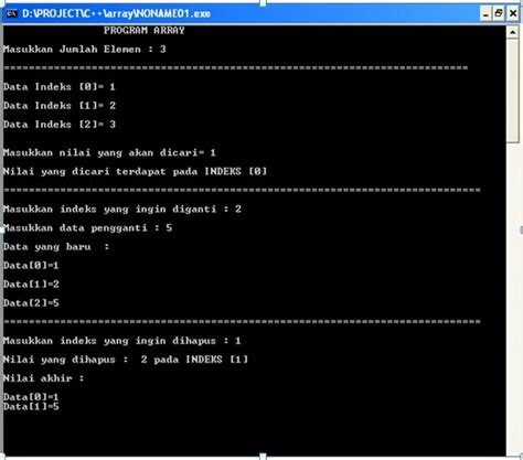 Membuat Program Hapus Edit Dan Cari Menggunakan Array Explore Ilmu