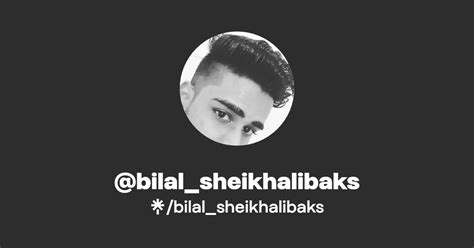 Bilal Sheikhalibaks Linktree