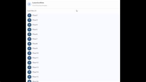 Flutter Sliverlist 고정되는 항목 만들기