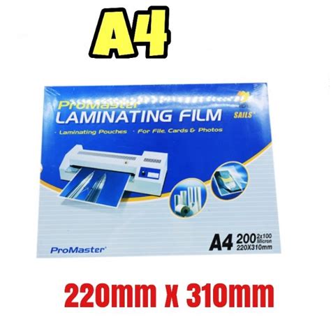 Yidu Promaster A Laminating Film Laminate Film Micron S