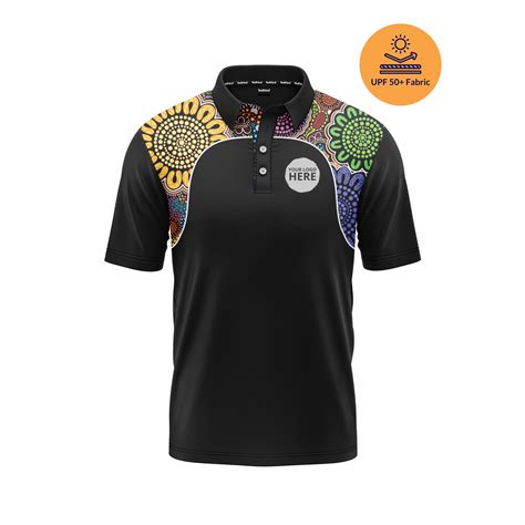 Still We Rise Still We Shine Naidoc 2026 Corporate Polo Bw Tribal