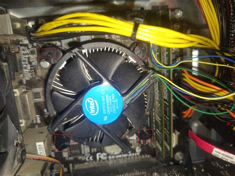 인텔 Cpu 기본 쿨러 서멀 구리스 재도포 하기 나의 잡학
