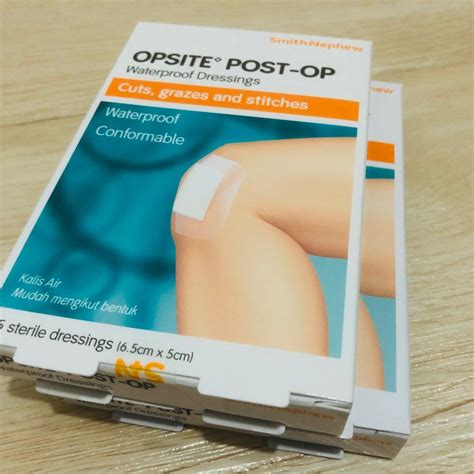 Opsite Post Op Waterproof Dressings Health And Nutrition Medical