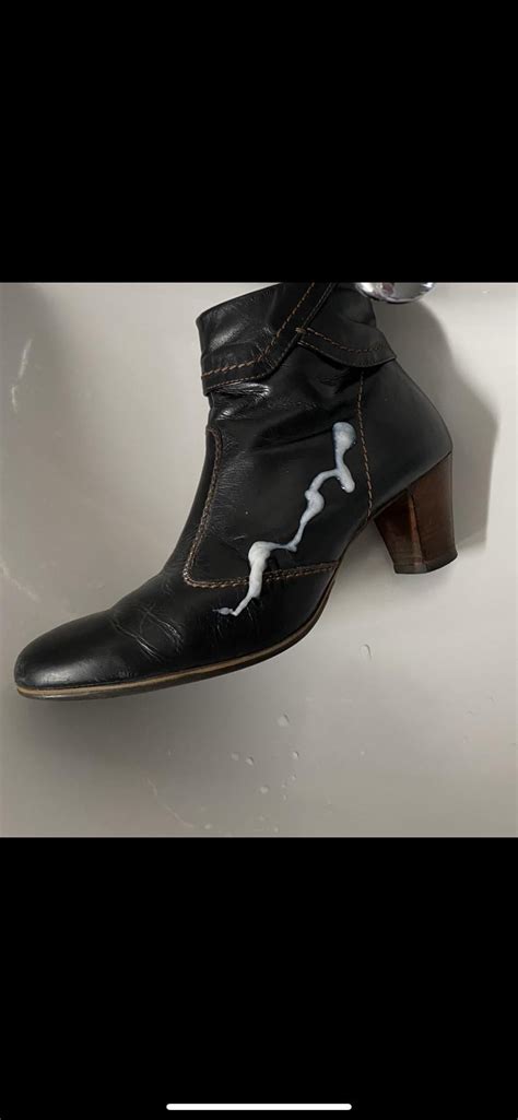 Cum On Hot Grannys Ankle Boots R Cumonshoes
