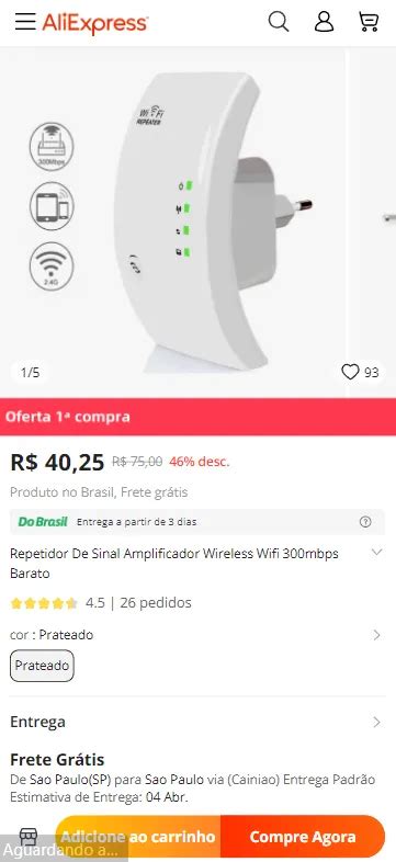 Repetidor De Sinal Amplificador Wireless Wi Fi Mbps Canaltech Ofertas