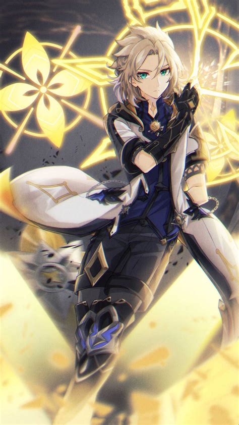 Albedo Genshin Wallpaper IXpap