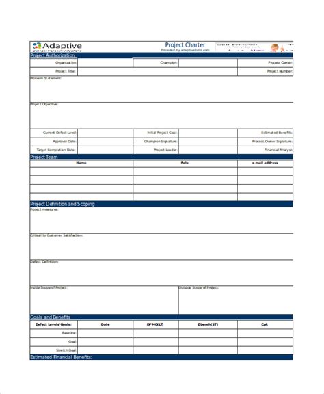 Excel Project Template Excel Documents Download