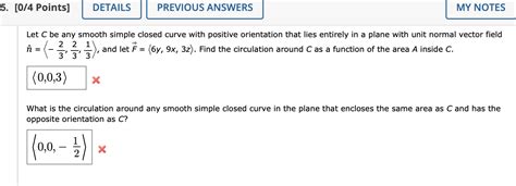 Solved Let C Be Any Smooth Simple Closed Curve With Positive Chegg