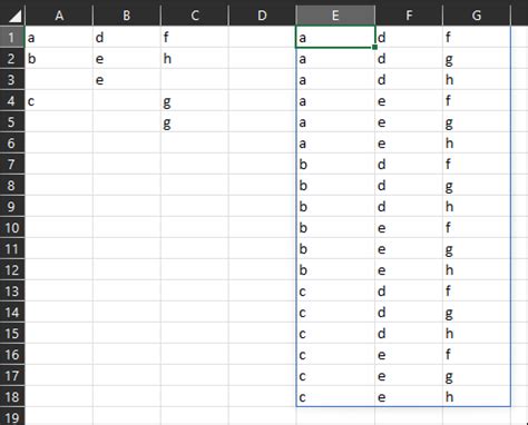 Generate All Permutations in Excel using LAMBDA - Stack Overflow