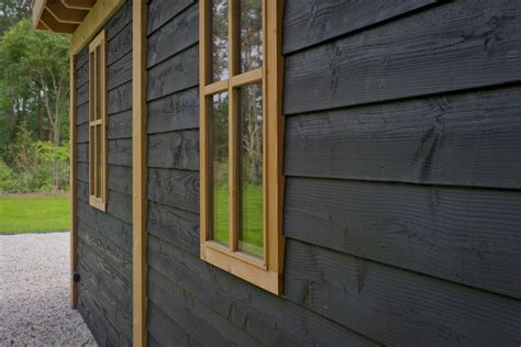 Houten Schuur Plat Dak Mk Houtbouw