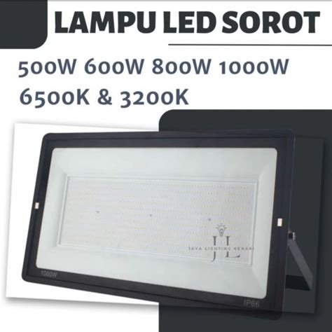 Jual Lampu Sorot Led W W W W Lampu Sorot Floodlight Outdoor Shopee Indonesia