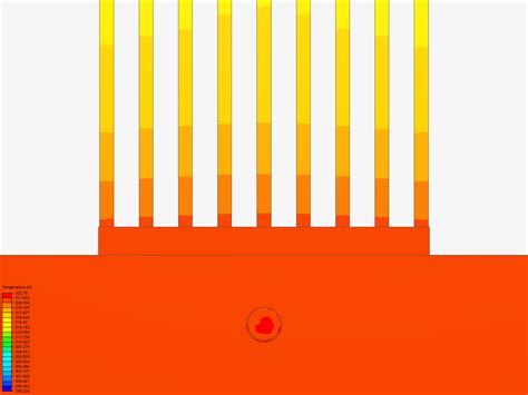 Medium Fan Speed Across Fin Array By Peterj Simscale Medium Fan Speed Across Fin Array By Peterj Simscale