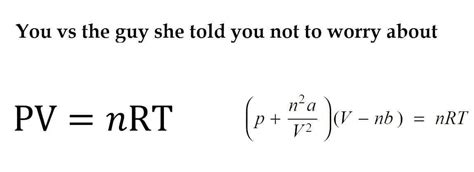 Who Even Uses Van Der Waals Equation Anyway Rphysicsmemes