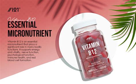 Vitamin B12 Gummies 3000mcg Methylcobalamin High Strength Gummies