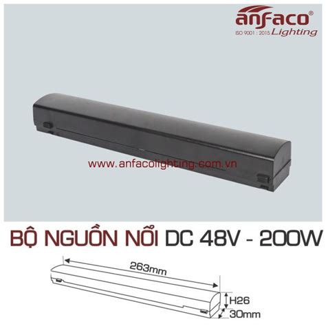 Bộ Nguồn Led Ray Nam Châm Nổi Siêu Mỏng Anfaco Dc 48v 200w