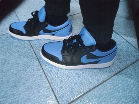 Jordan 1 Low Unc Luxury Sneakers And Footwear On Carousell