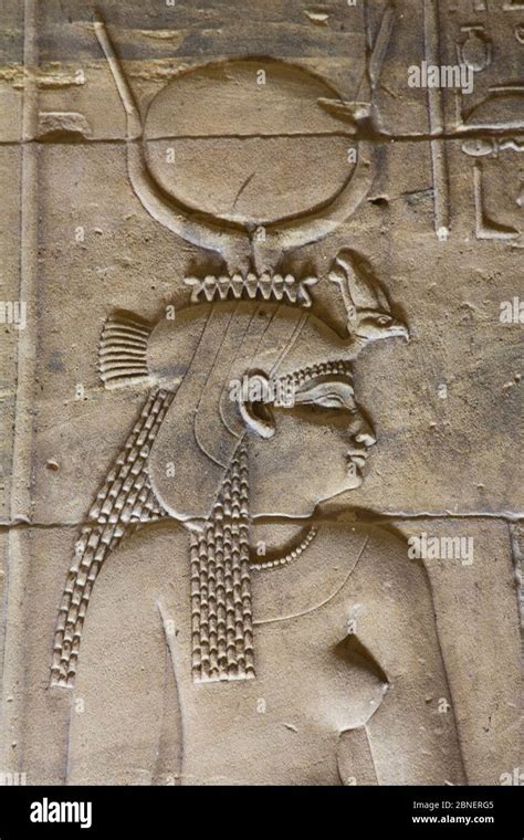 Reliefs Of Goddess Isis Sanctuary Temple Of Isis Unesco World