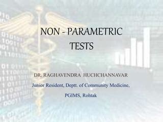 Non Parametric Tests Ppt