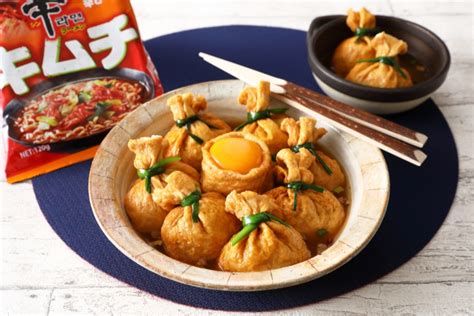 巾着辛ラーメンキムチ おすすめレシピ Nongshim