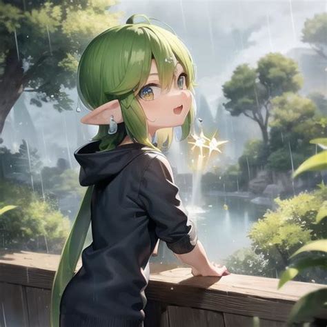 【anime Ai 】エルフ？の魔法使い？ ハック・ワスさん さんのイラスト ニコニコ静画 イラスト