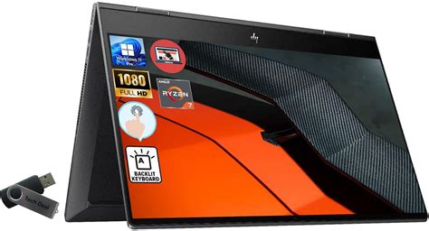 HP Envy x Portátil empresarial convertible en pantalla táctil FHD de pulgadas