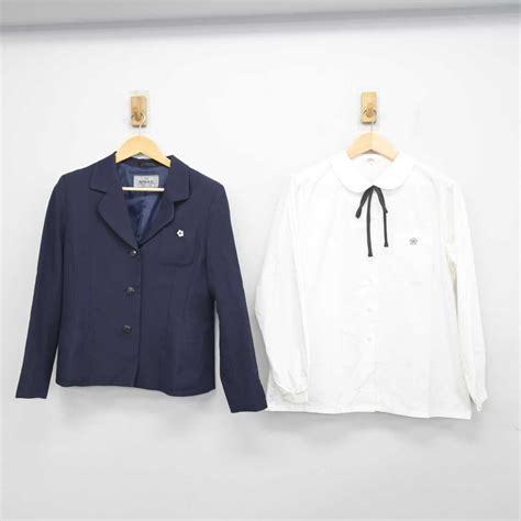 【中古】宮城県 石巻市立女子高等学校 女子制服 5点 ブレザー・シャツ・スカート Sf056520 中古制服通販パレイド