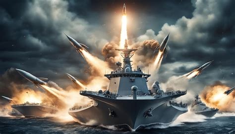 Premium Photo Dramatic Missile Launch For Special Navy Missions