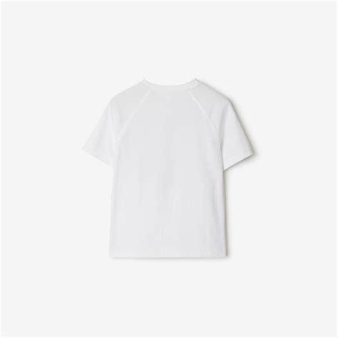 Ekd Cotton T Shirt In White Burberry® Official