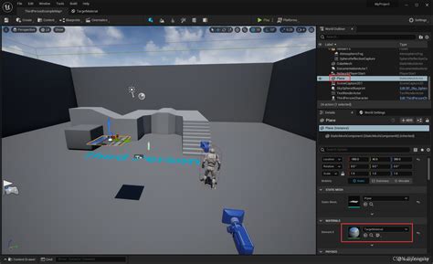 Ue4 Scenecapture2d Rendertarget 简单实现实时投屏效果 Csdn博客