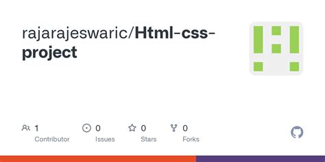 Github Rajarajeswaric Html Css Project