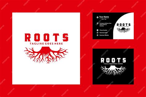Premium Vector Abstract Tree Logo Design Root Logo Design Inspiration