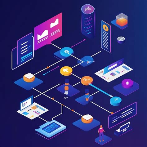 Flowchart Illustrating Operational Processes And Workflows Premium Ai Generated Image