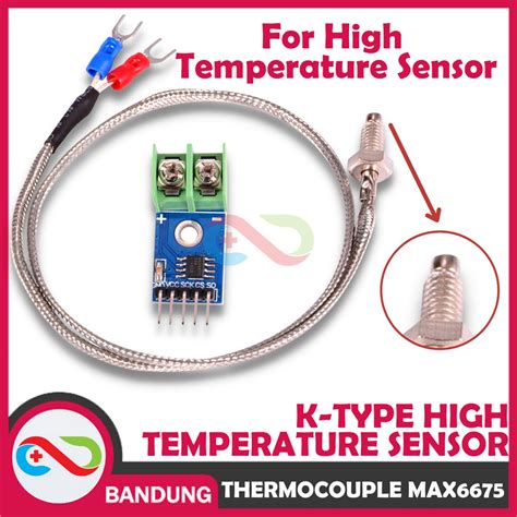 jual k type k thermocouple max6675 module high temperature sensor for arduino sensor suhu