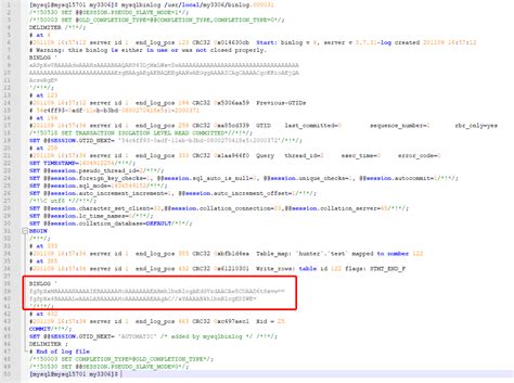 mysql binlog format 格式及查看选项 hunterhuang 博客园