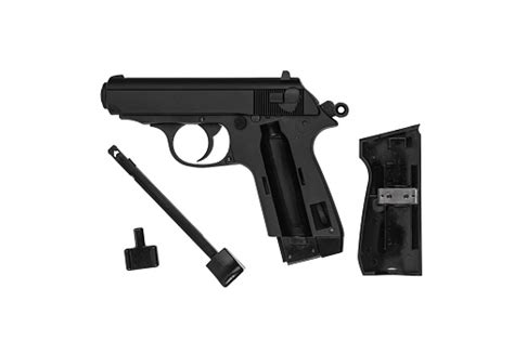 공기 총 공기 소프트 스포츠 및 엔터테인먼트를위한 현대 공압 무기 더미 진짜 권총의 사본 흰색 배경에서 격리합니다 검은색에 대한 스톡 사진 및 기타 이미지 Istock