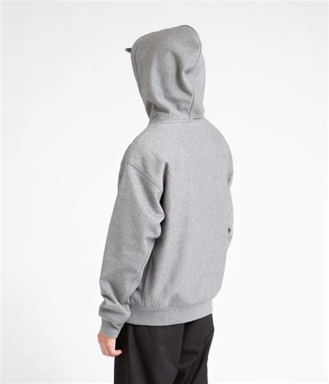 Carhartt American Script Hoodie Dark Grey Heather Flatspot