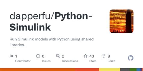 GitHub Dapperfu Python Simulink Run Simulink Models With Python Using Shared Libraries