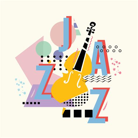 Yellow Cello Flat Vector Illustration Classical Music Jazz Music