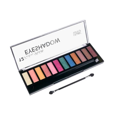 Paleta Fard De Ochi 12 Nuante Diferite Mat And Irizate Emagro