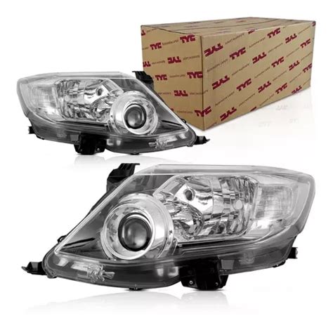Farol Hilux Sw4 12 2013 2014 2015 Foco Duplo Cromado