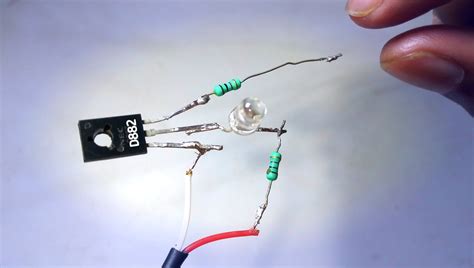 Simple Touch Sensor Using D882 Transistor 7 Steps Instructables