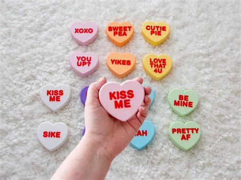 Large Conversation Hearts Custom Text Classic And Sassy Phrases