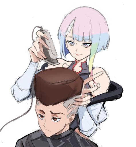 Lucy And David Martinez Cyberpunk And 1 More Drawn By Rakeemspoon Danbooru