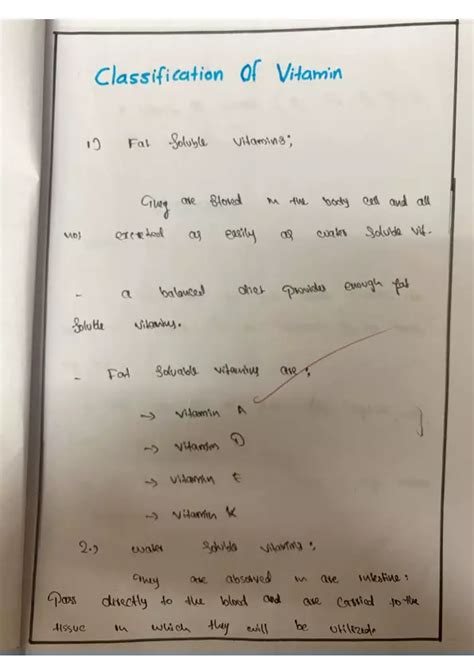 Classification Of Vitamin Edubirdie