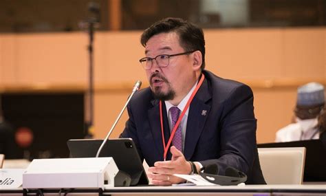 Монгол Улсын Их Хурлын дарга Г Занданшатар панел хэлэлцүүлэгт үг хэллээ