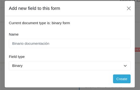 Binary Type Field For Uploading Files Athento