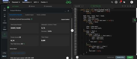 Linkedlist Removeloop Floydcycledetection Problemsolving Gfg160 Arshiya Gupta