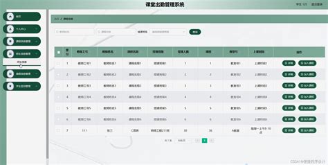 Java课堂出勤管理系统开题源码 Csdn博客