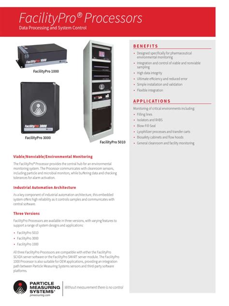 Pms Cat Facilitypro Processors 5010 Pdf Programmable Logic